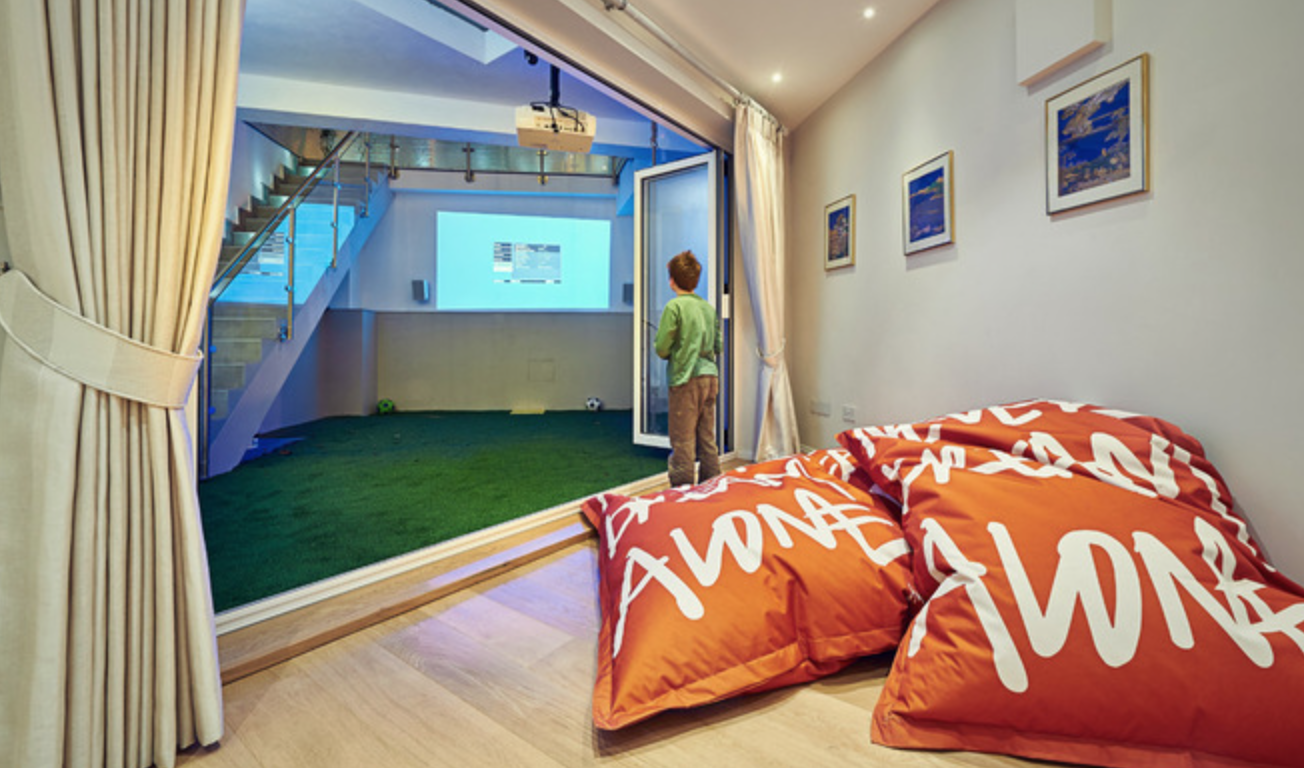 Artificial Turf Used Inside and Out - Traci Connell Interiors