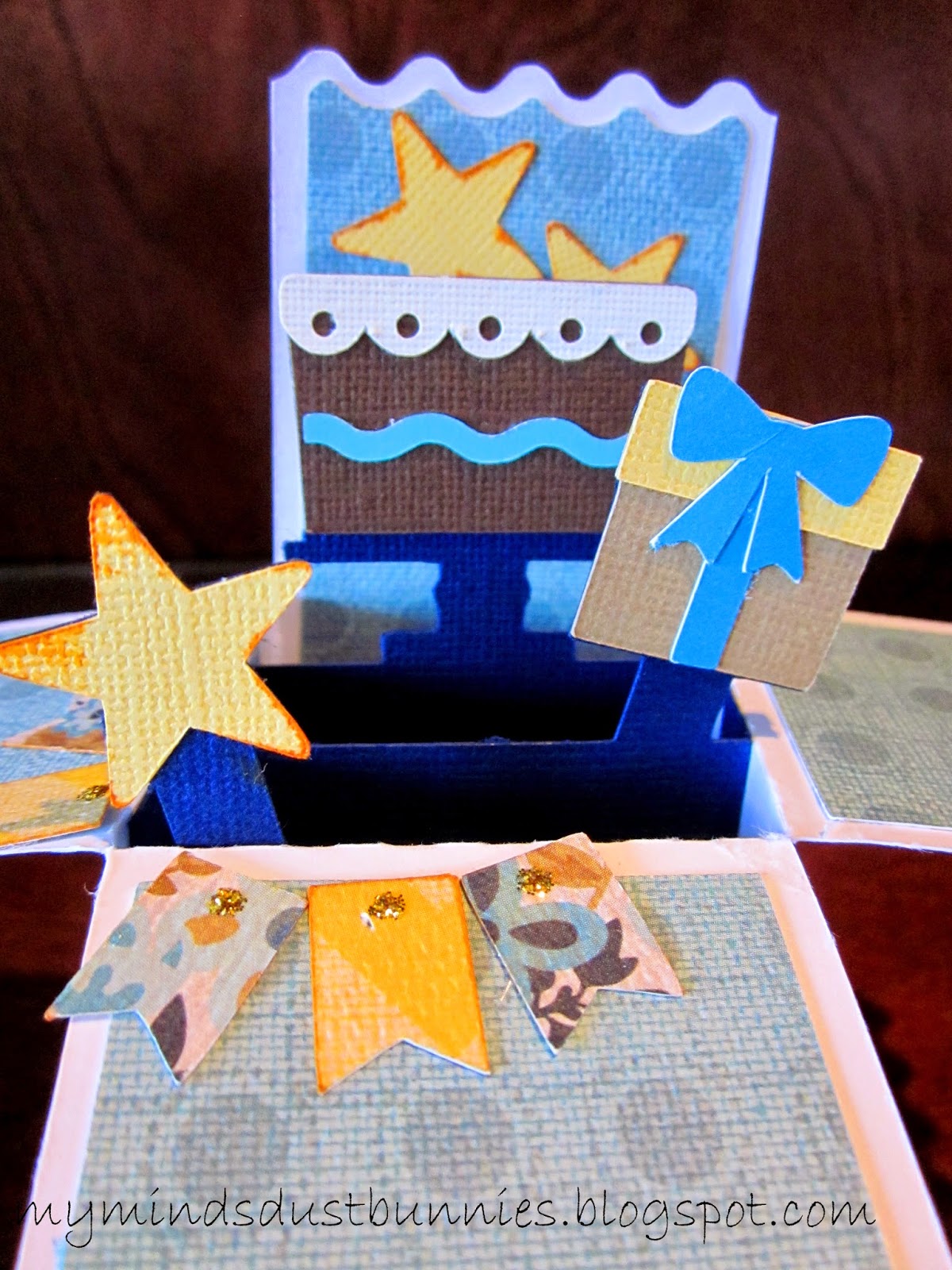 My Mind's Dust Bunnies: Exploring Cricut and More - Birthday Box Card