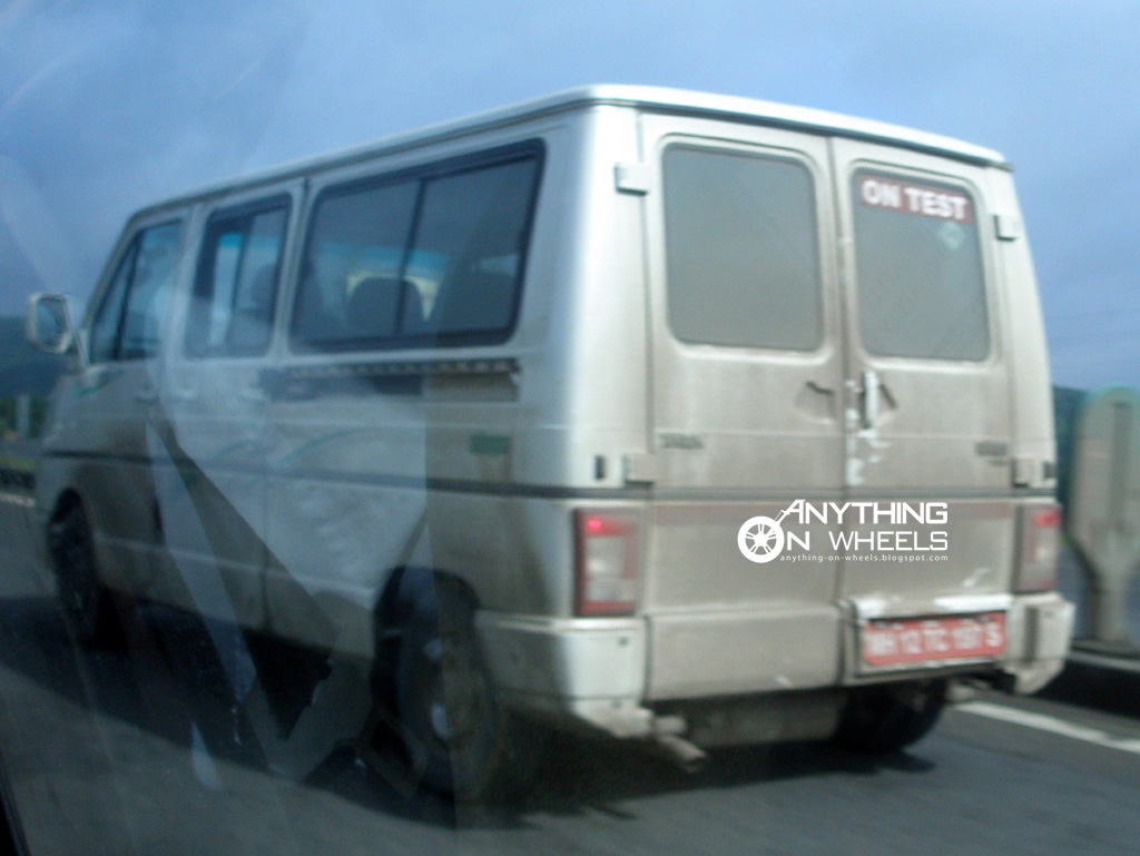 Rollsn Royce Car: Tata Winger CNG spotted testing near Pune