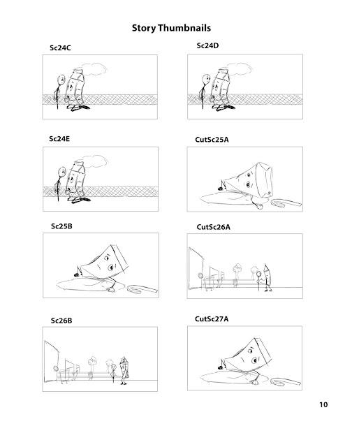 Jay's Storyboard Art: Sticky Situation Storyboard Originals
