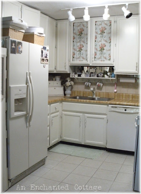 An Enchanted Cottage: The windowless kitchen...