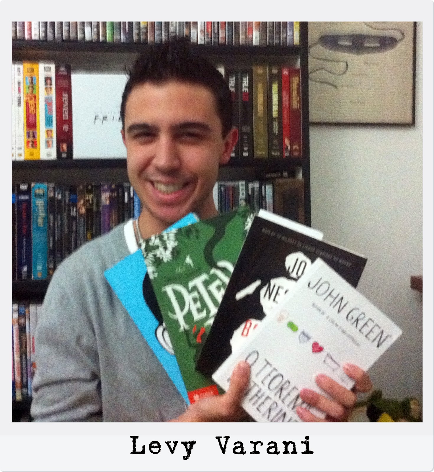 Nosso clube do livro!: Leitor Destaque: Levy Varani