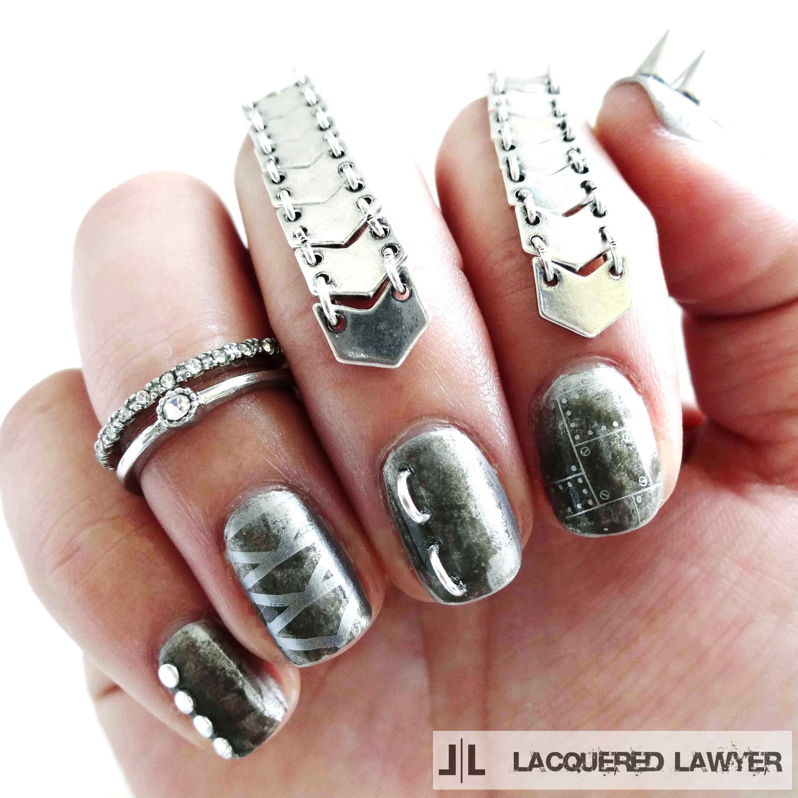 Lacquered Lawyer | Nail Art Blog: Nails Of Steel
