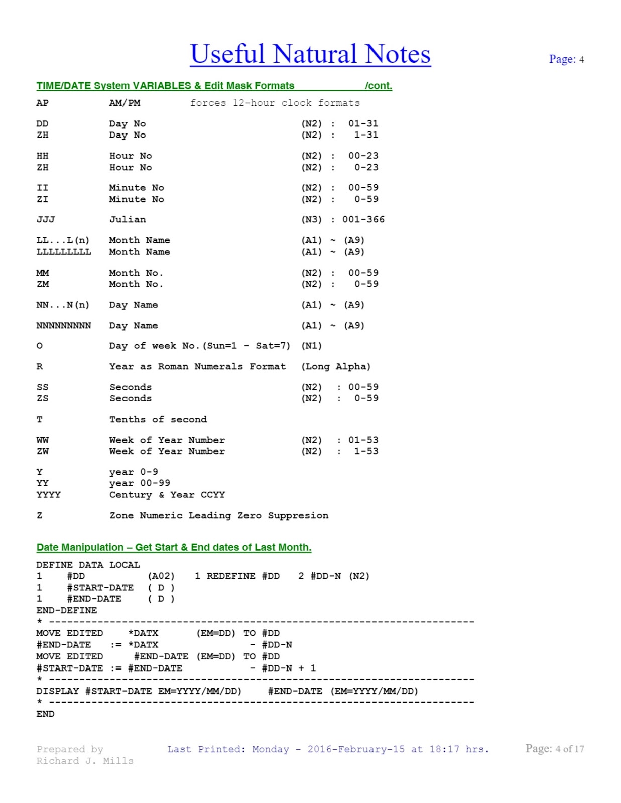 PROGRAMANDO NATURAL ~ Adabas Mainframe