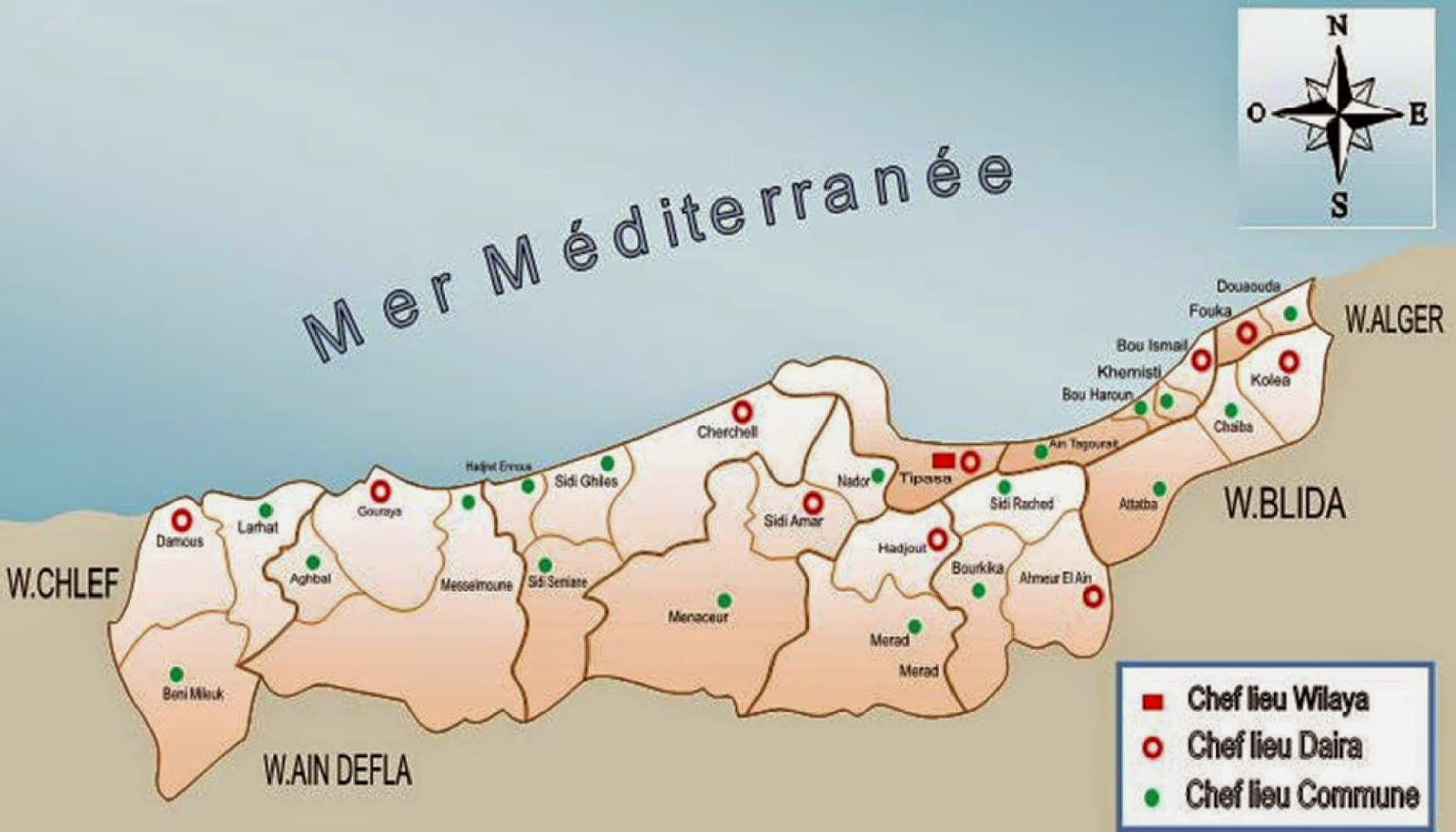 Découpage administratif de l'Algérie & Monographie: Monographie de la ...