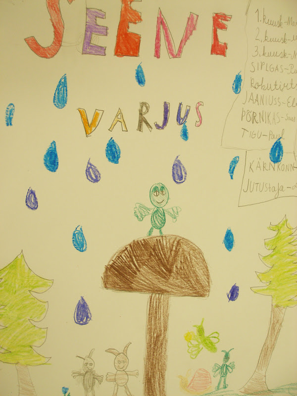 Teatriprojekt "Seene varjus" | JWG V A KLASSI AJAVEEB