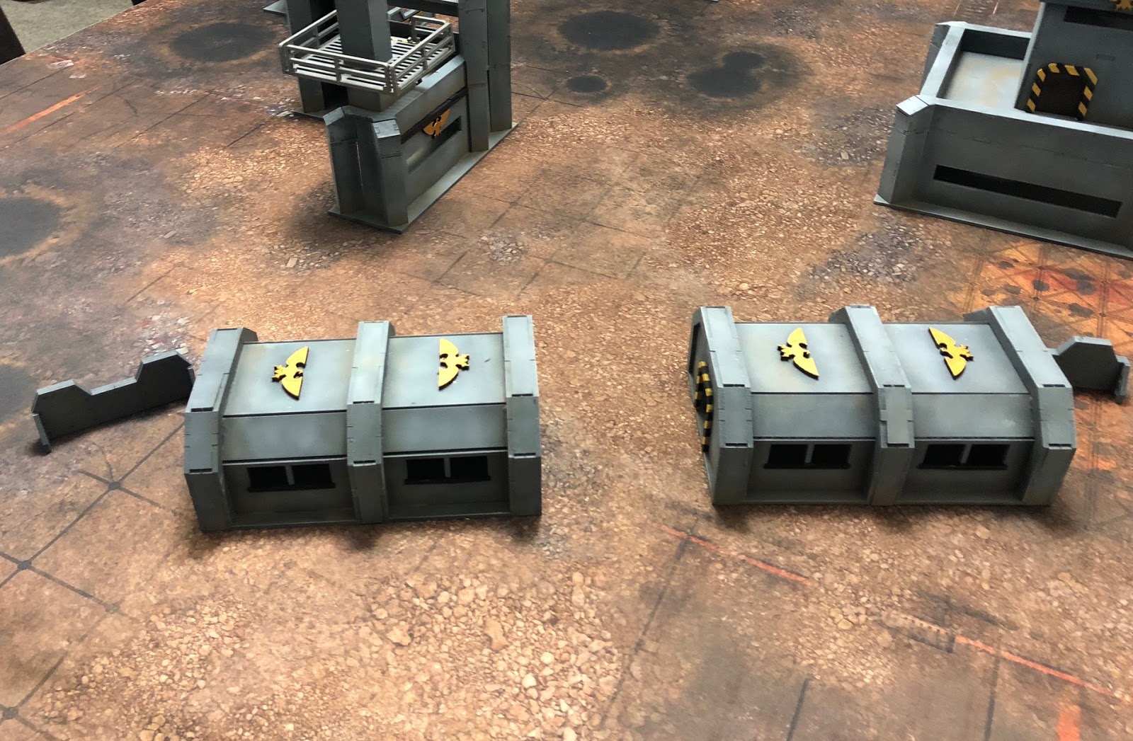 Fields of Blood: 40k - ITC Field Base Terrain Finished