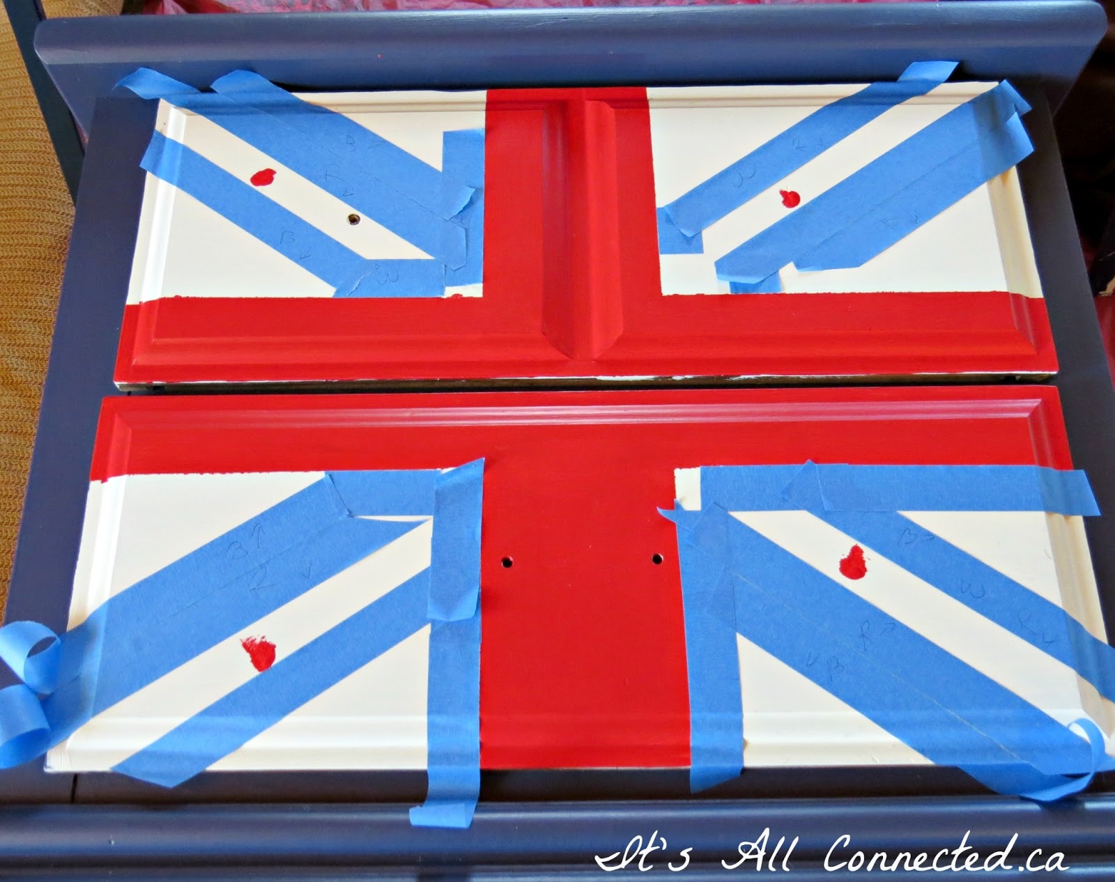 It's All Connected: Union Jack Side Table
