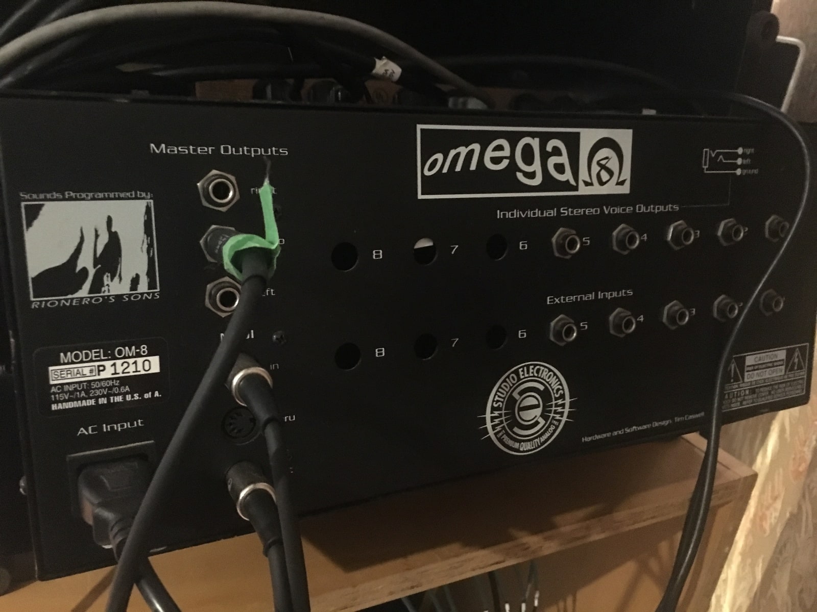 MATRIXSYNTH: Studio Electronics Omega 8 SN 1210