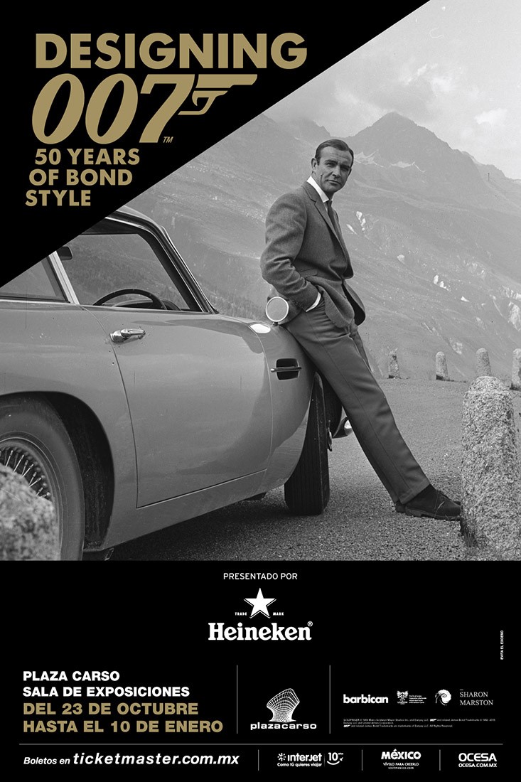 DESIGNING 007 EXHIBITION MOVES TO MEXICO ~ BOND 007