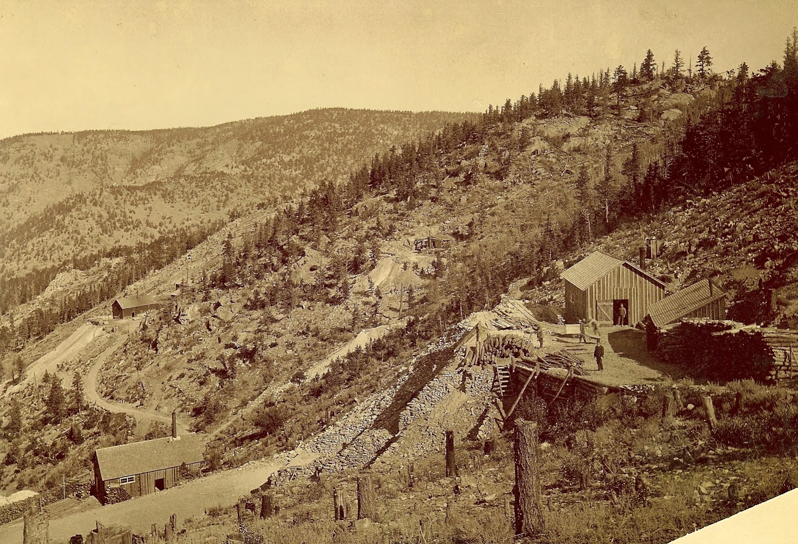 Boulder Pioneer Native: Mines in Gold Hill, Colorado Territory ...