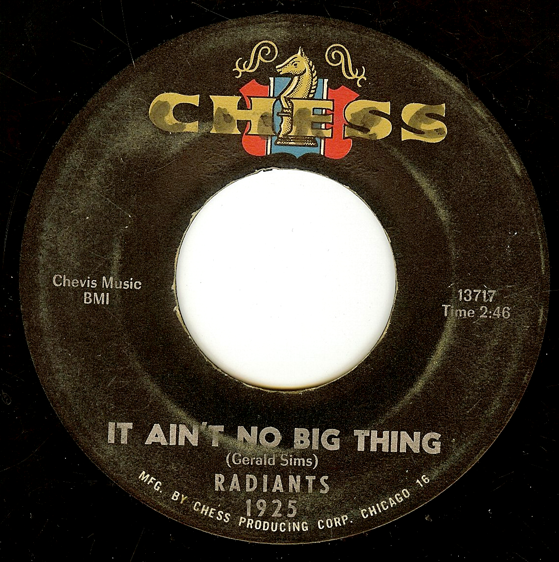 Derek's Daily 45: THE RADIANTS - IT AIN'T NO BIG THING