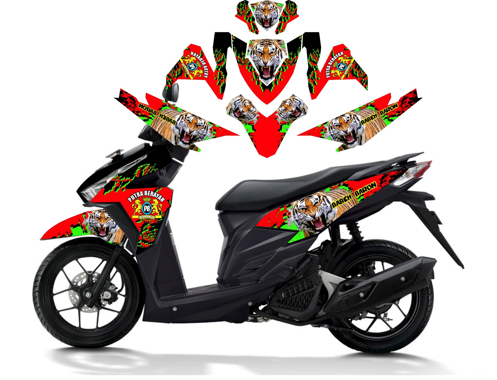 Foto Cutting Sticker Motor Vario 150 | Modif Sticker