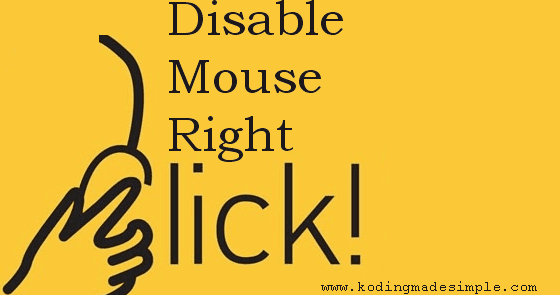 How to Disable Mouse Right Click using jQuery