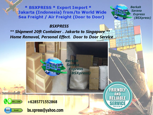 bsxpress: Shipment Personal Effect / Use and Exhibition Cargo