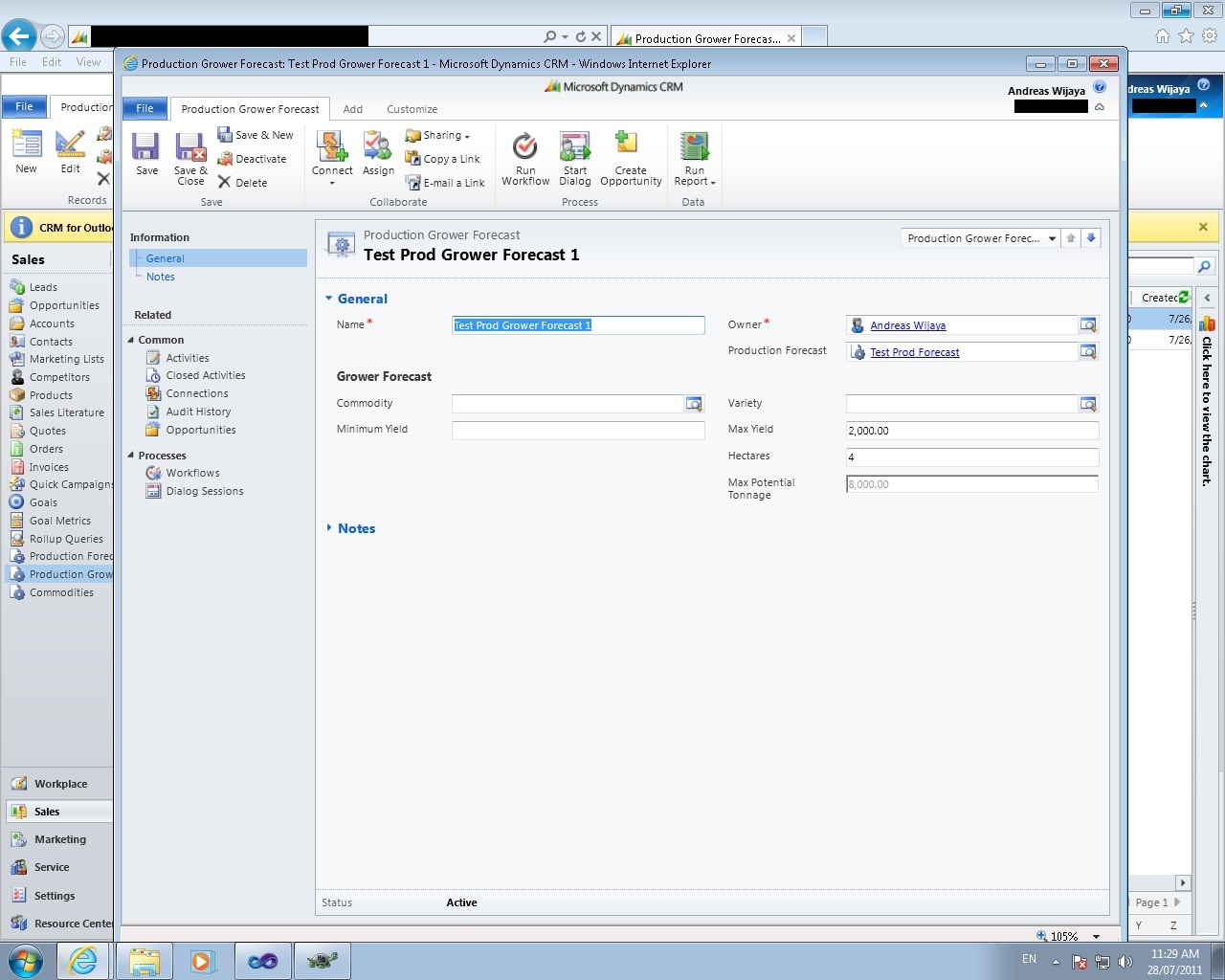 Crm 2011 Custom Button On Custom Entity To Trigger Workflow Through