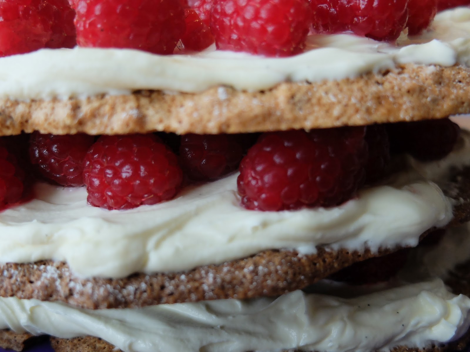 Honey & Ricotta: Raspberry & Hazelnut Meringue Cake