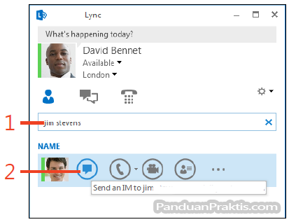 Cara Berbagi (Sharing) Whiteboard Atau Presentasi PowerPoint Di Lync 2013