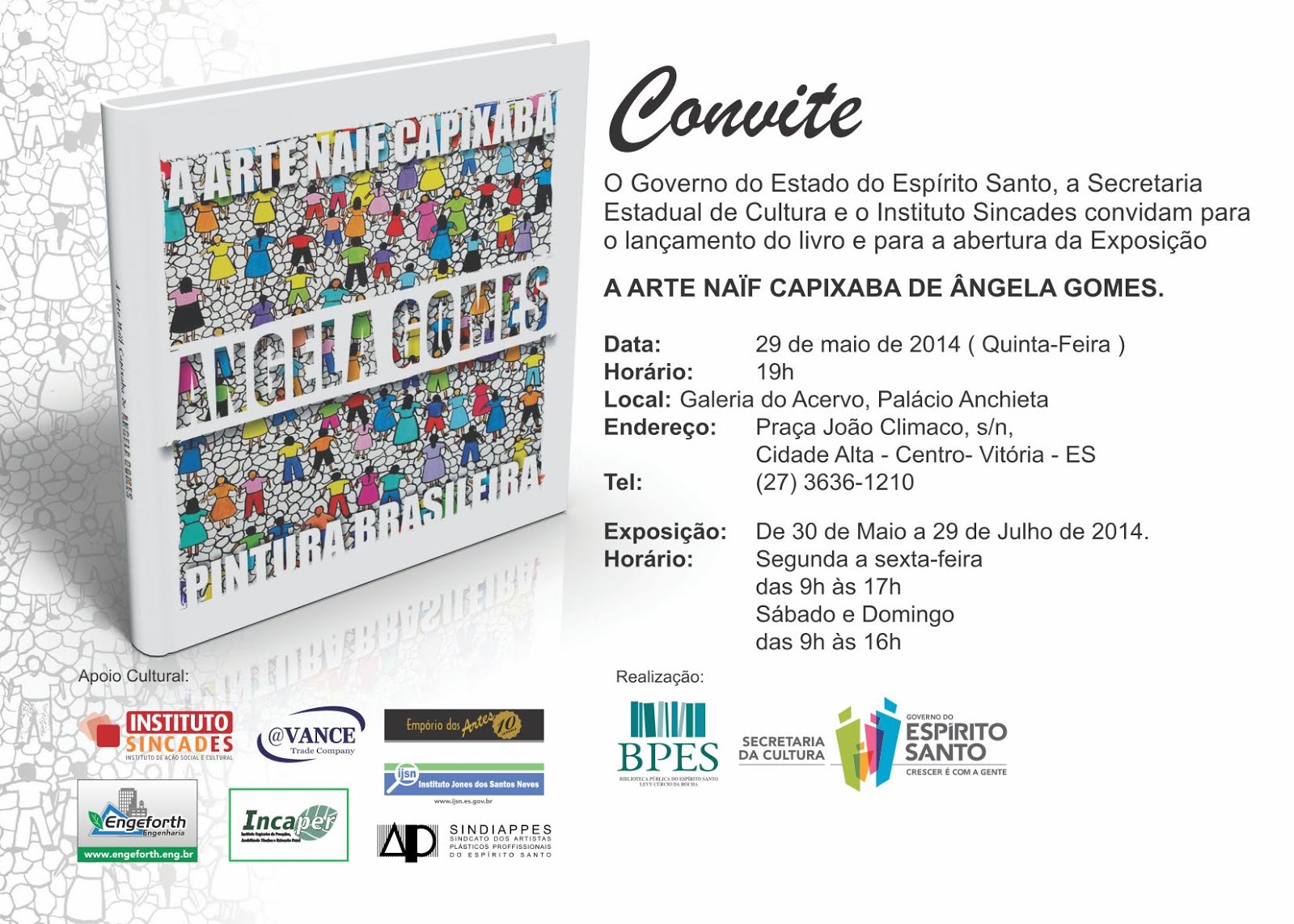 Ângela Gomes - Artista Naif Capixaba - ES - 2014