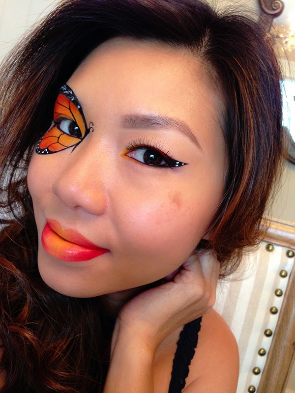 Style By Cat: Monarch Butterfly Inspired Makeup