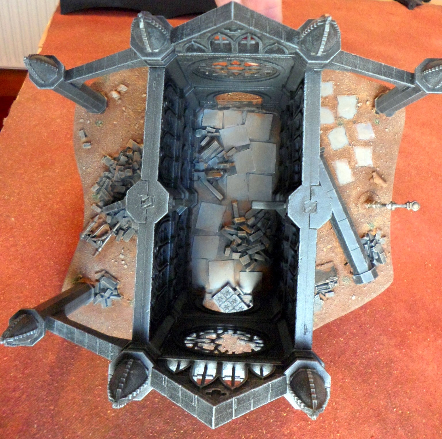 WeeMen: Terrain and Scenery - Pegasus Hobbies Gothic City Ruined Church