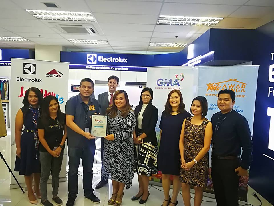 Lemon GreenTea: Electrolux Philippines donated 200 washing machines to ...