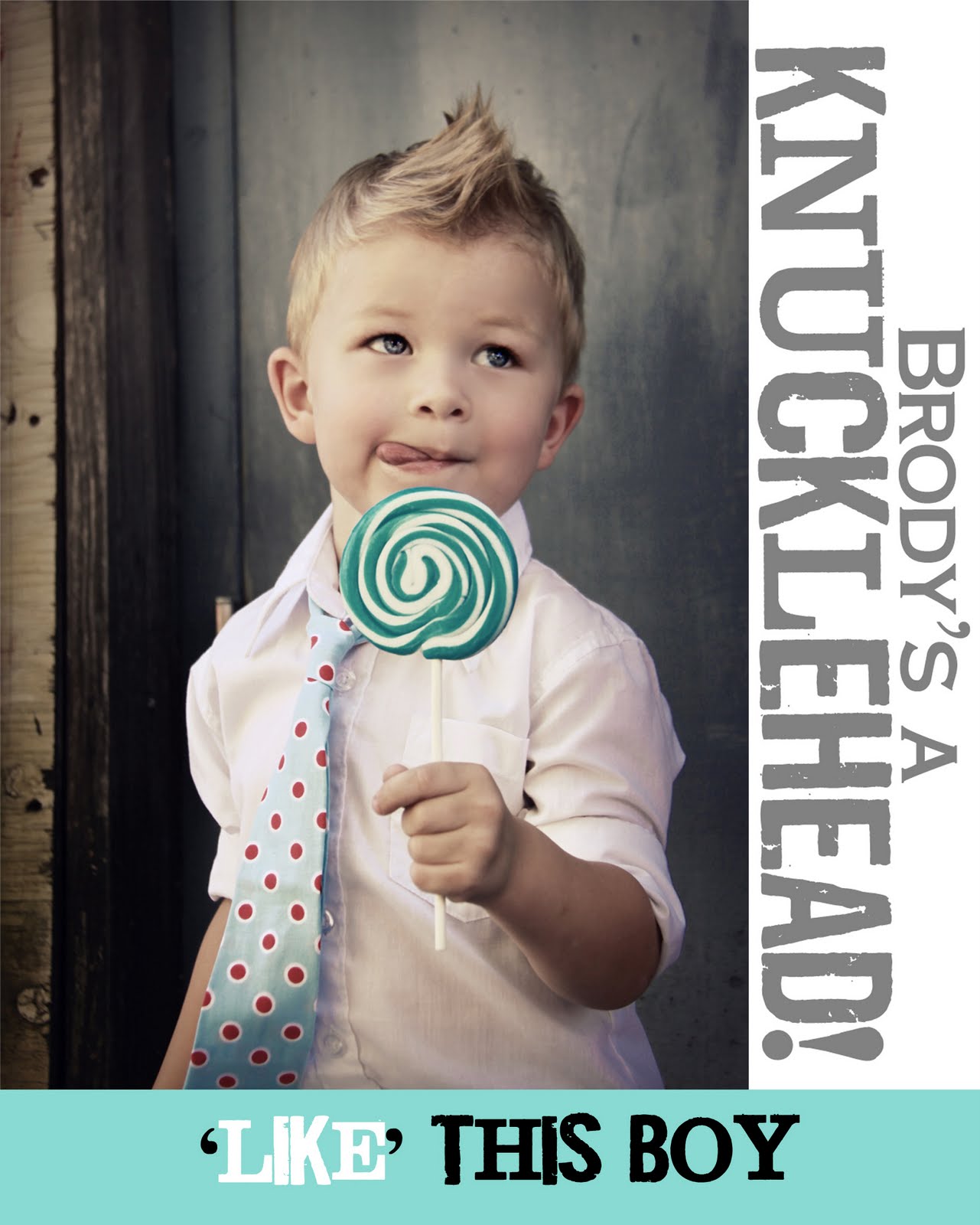 anniegogglyn KIDS: Vote Brody for Knuckleheads!!!