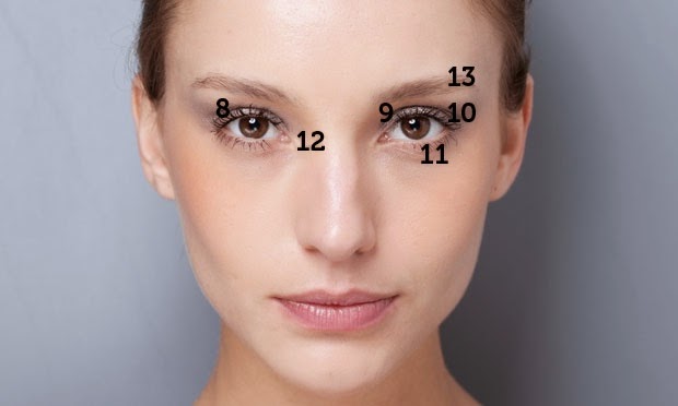 Garota Charmosa: Mapa do rosto: descubra os pontos exatos para aplicar ...