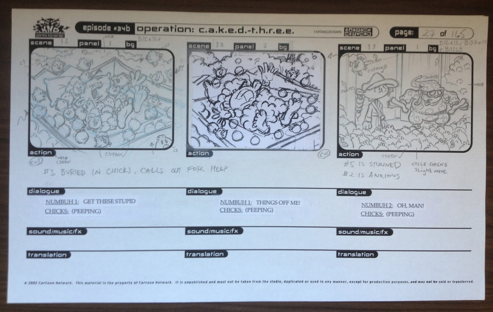 warburtonlabs: KND STORYBOARD PAGES (season three part 2)