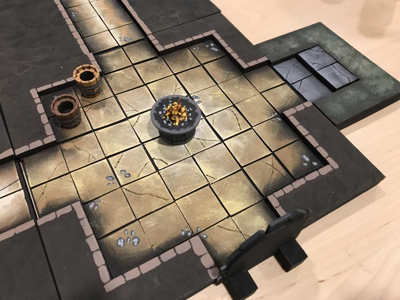 Wooden Warriors: New Dungeon Tiles!