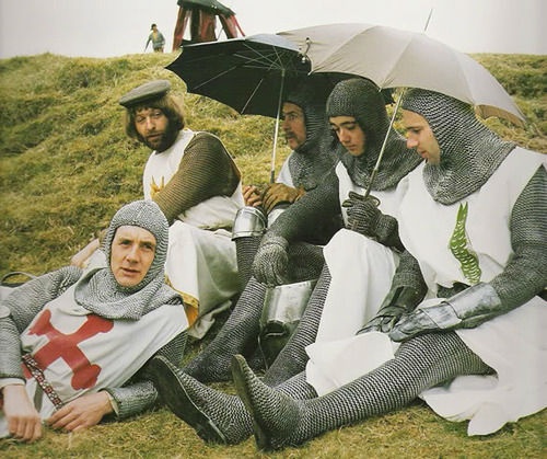 Behind the Scenes' Photos From the Making of Monty Python’s Holy Grail ...