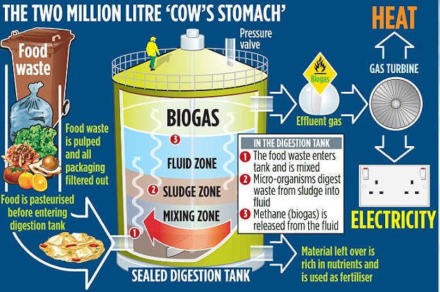 GREEN TECH FOR THE HOME: The giant 'anaerobic digesters' that will ...
