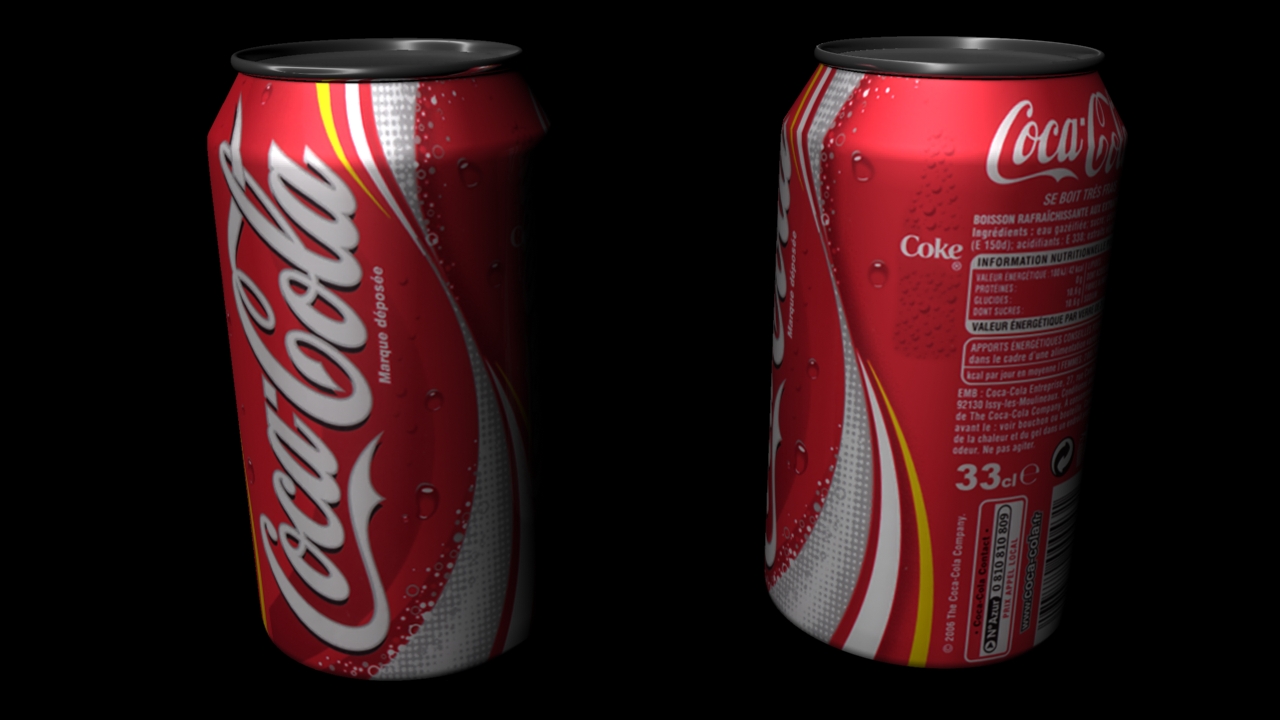 Liam Kirkman's CG Work: Subway station WIP and coke can