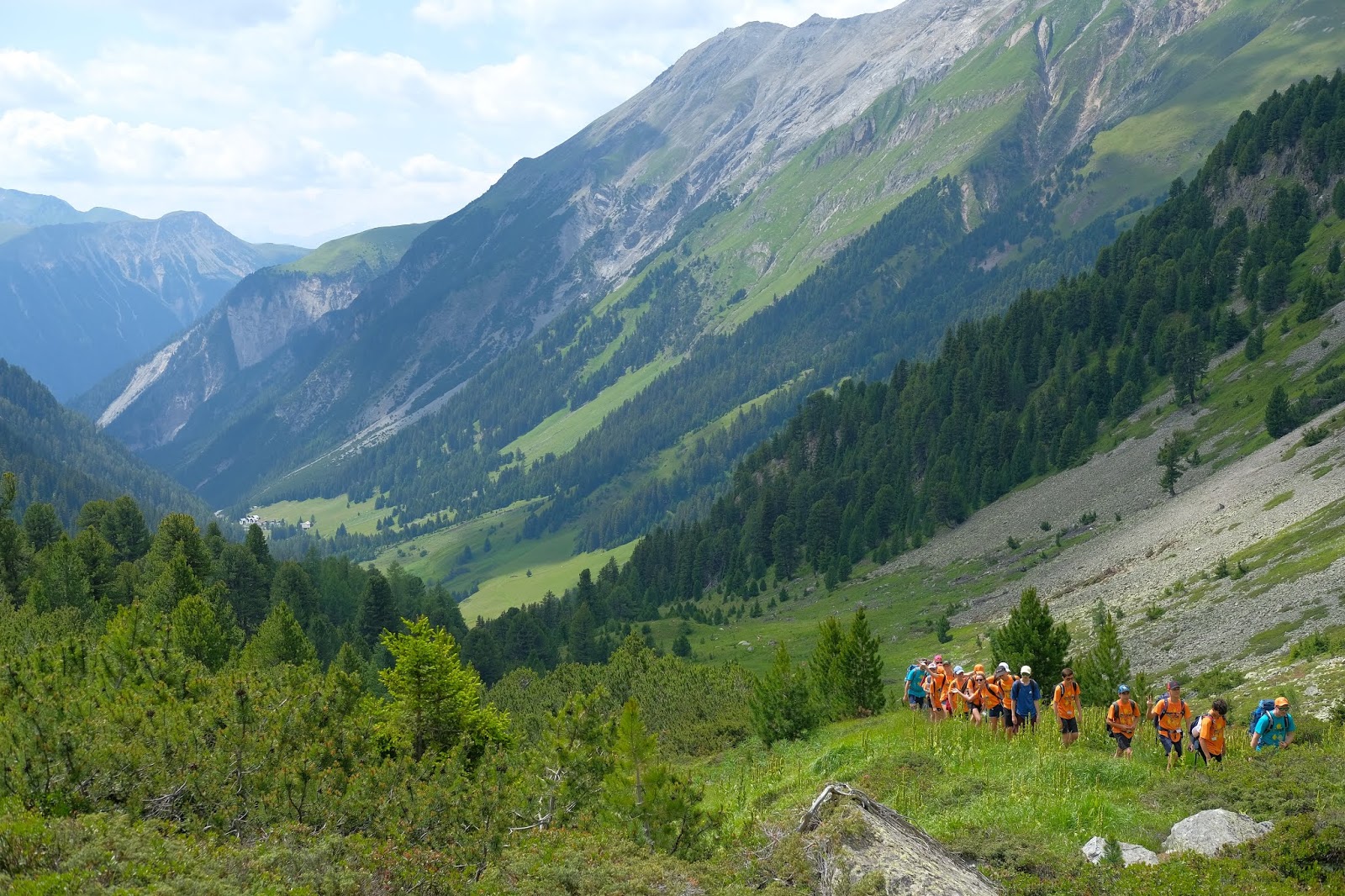 1er jour de la randonnée de deux jours
