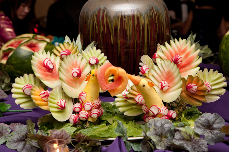 Waterside Restaurant and Catering: Elaborate Food Displays