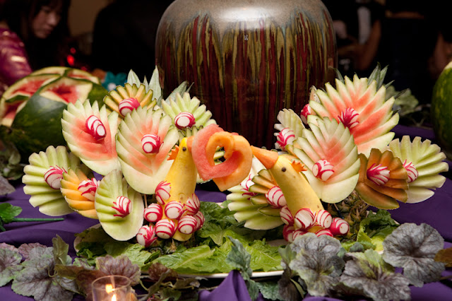 Waterside Restaurant and Catering: Elaborate Food Displays