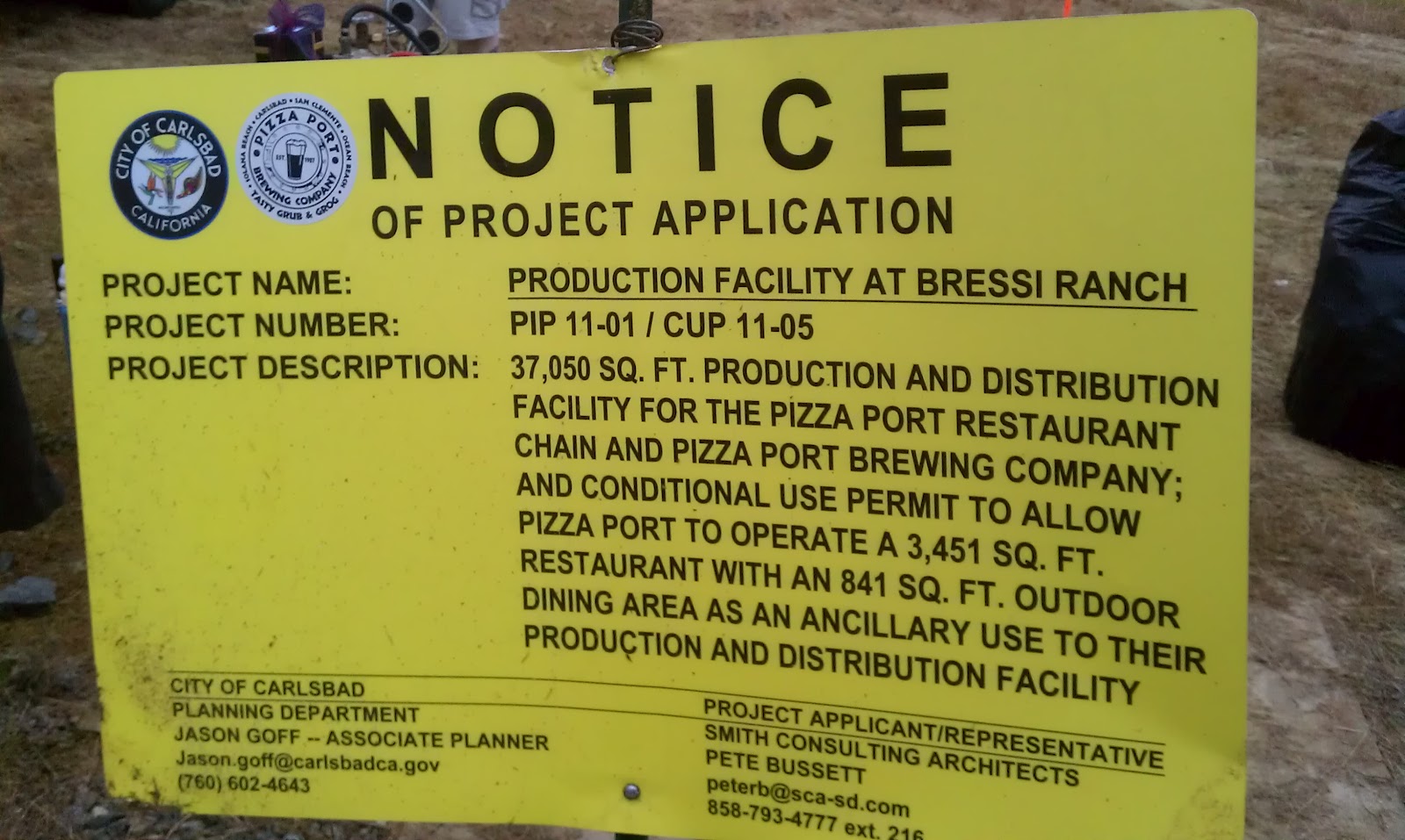 SoCal Beer: Pizza Port Bressi Ranch: Unofficial/Official Groundbreaking