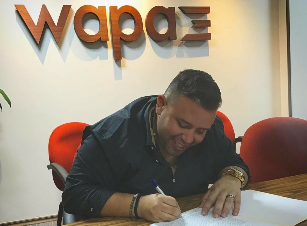 Jorge Pabón ´El Molusco´ oficializa su llegada a Wapa Televisión