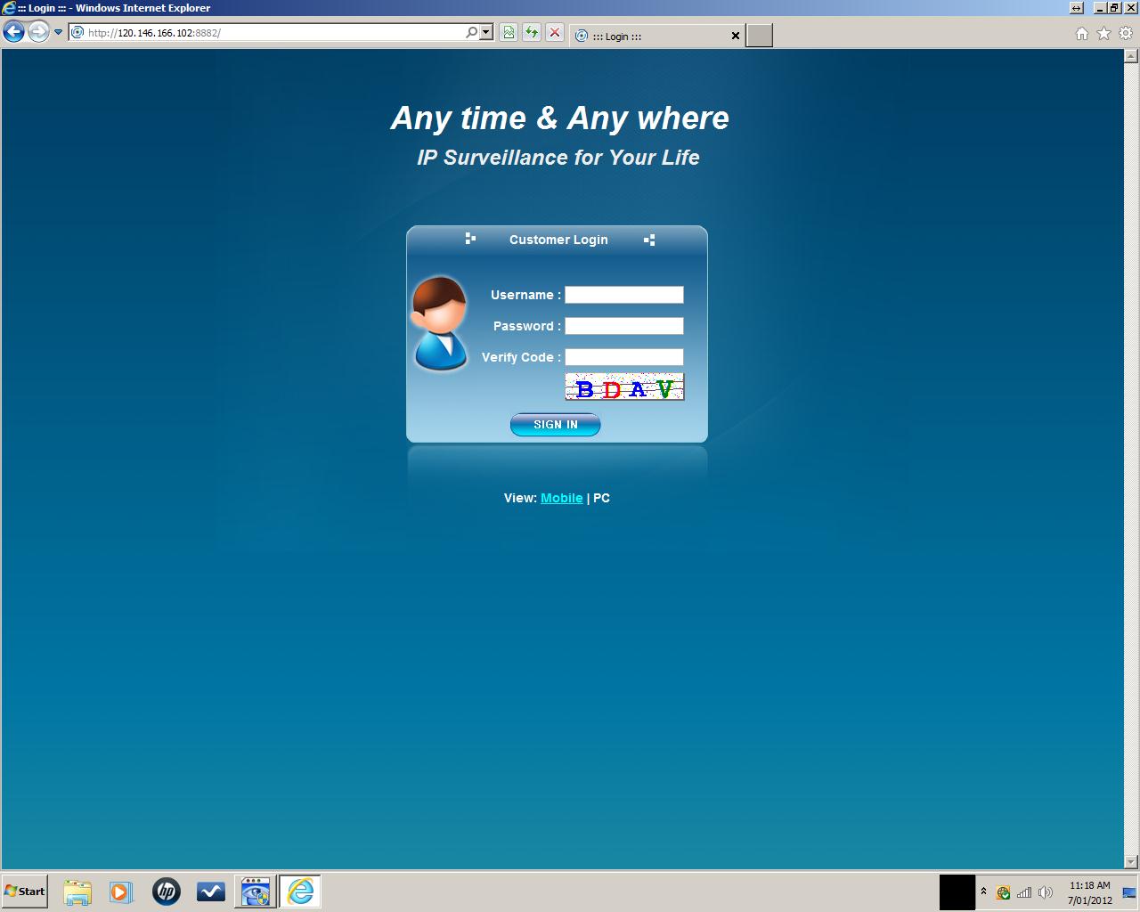 AVTECH AVN801 HD IP CAMERA