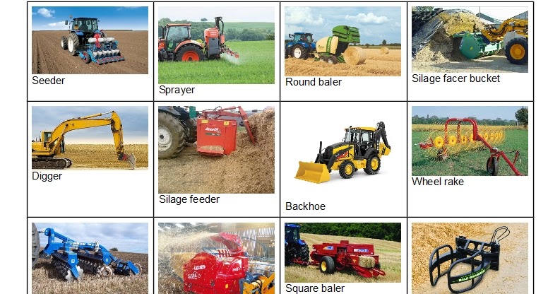 Teaching Technical English: Farm Equipment Vocabulary Game: a Speaking ...