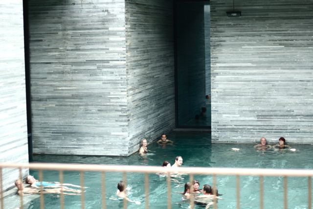 head to the shore: Thermal baths in Vals