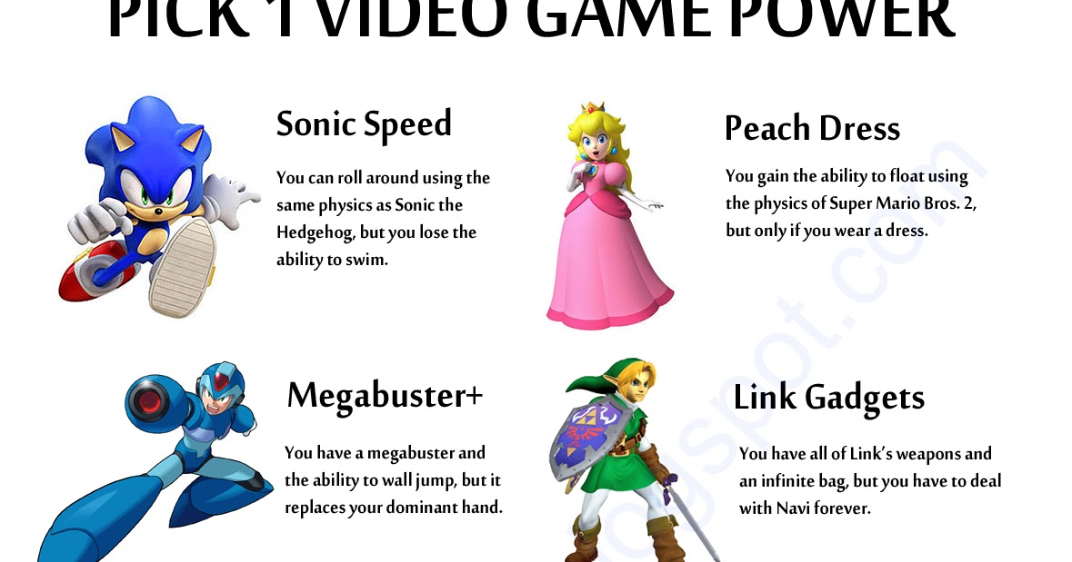 Choose Wisely #1: Pick One Video Game Power | Choose Wisely