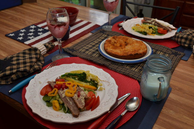 cindyshealthymeals: Sunday's Star Spangled Supper