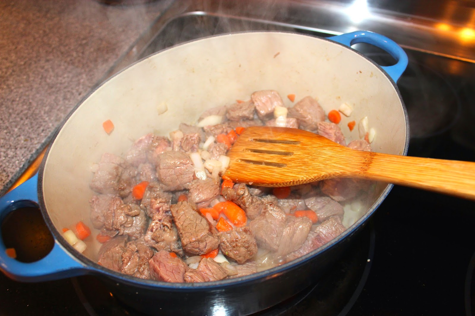 A Touch of Sanity...: Vegetable Beef Stew or Beetle Bug Stew to our kids!