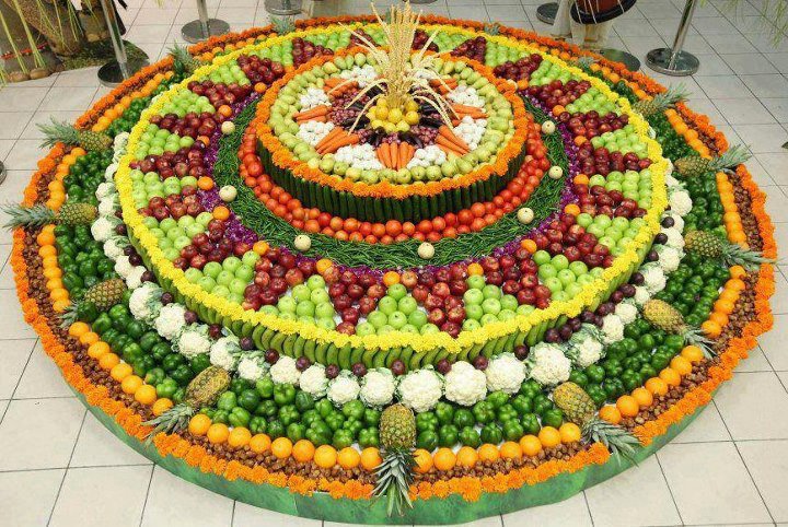 Revista Champagne News: Decoração com Legumes, Frutas e Ovos - dicas e ...