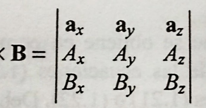 Campos y Ondas: Multiplicación de vectores