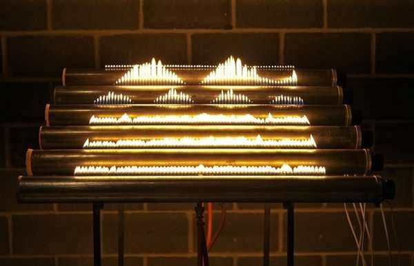 Flame Standing Wave Tube (Rubens' tube)
