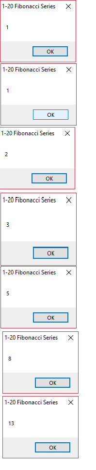 19 Program to Print 1-20 Fibonacci Series on Click Button in VB.NET ~ Coding Atharva