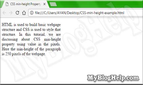 How To Use Css Width And Height Properties Css Tutorial 07 ~ Mybloghelp A Blog For Digital 3716