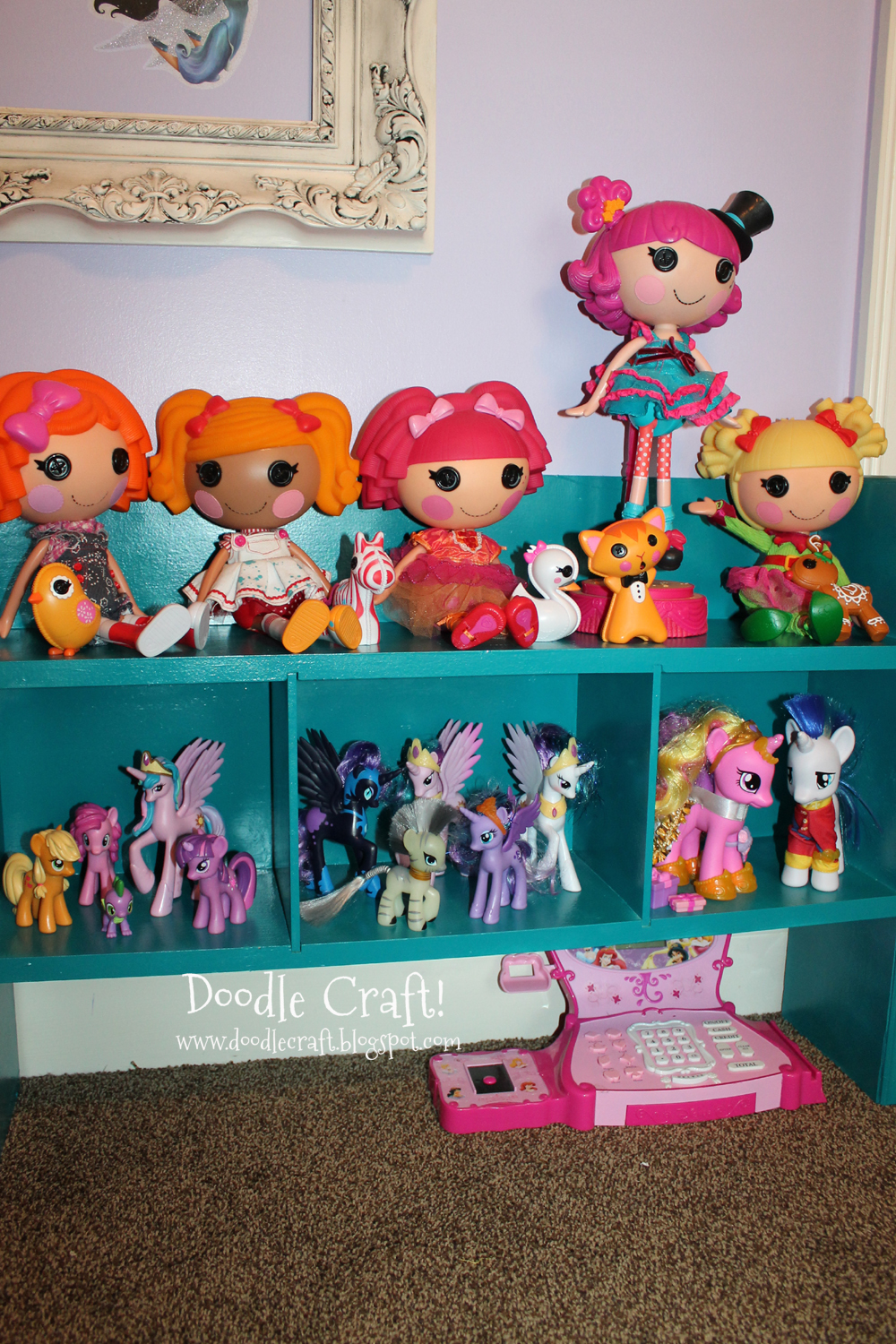 LaLaLoopsy and My Little Pony Dollhouse from Shelf!